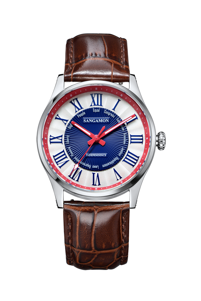 Independence - Blue & White – Sangamon Watches
